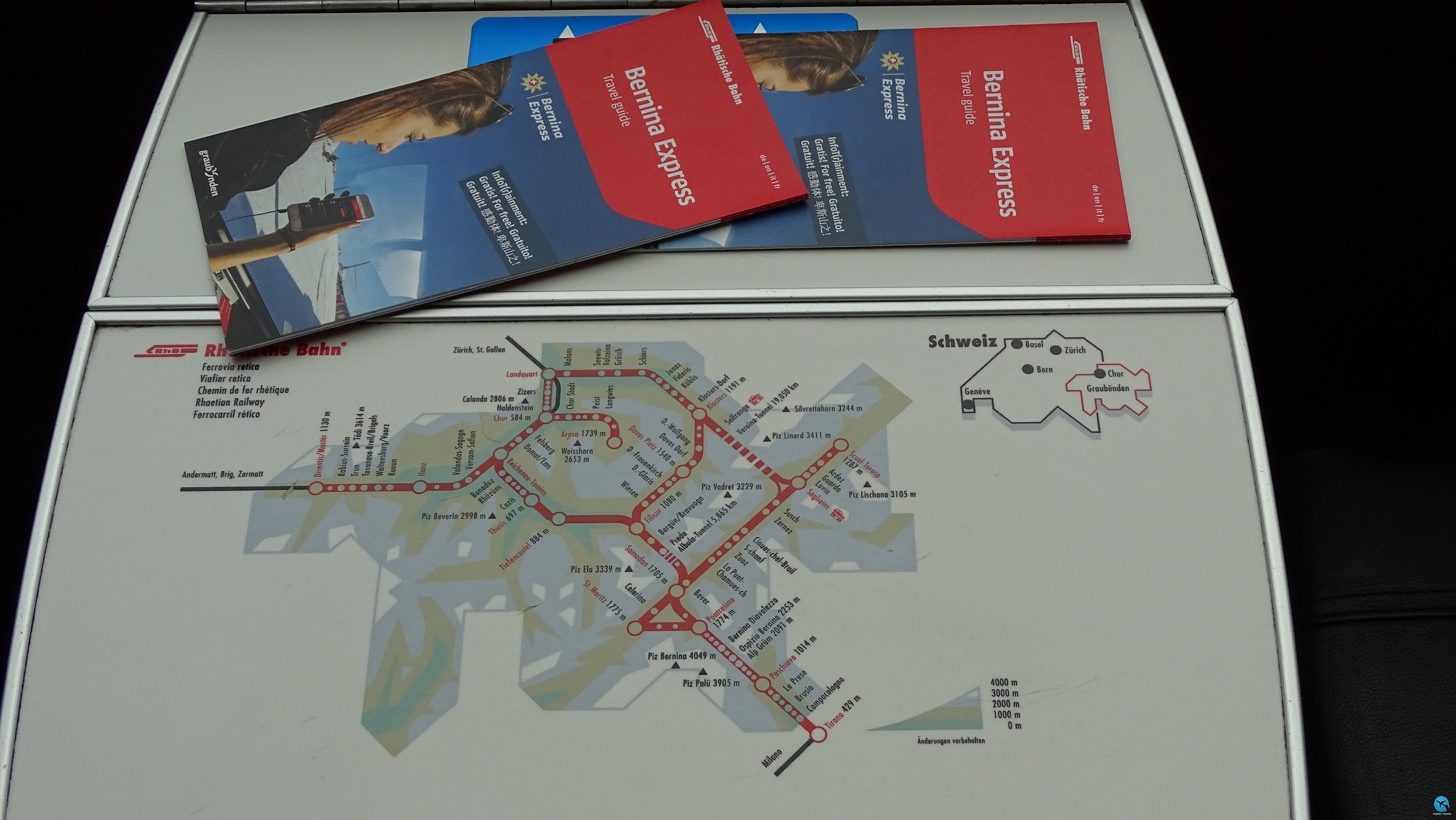 BERNINA EXPRESS MAPA MESA | Viajando e Viajando